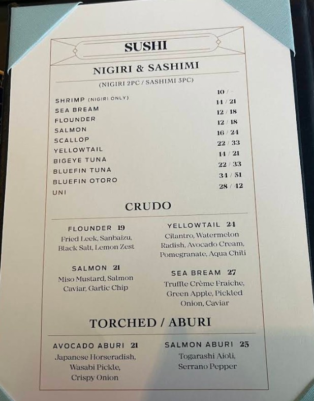 Crown Block Restaurant Menu | Fine Dining in Dallas, TX